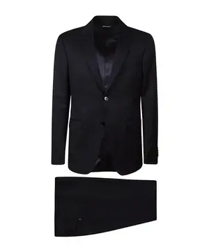 Zegna Single-breasted Suit - Blue