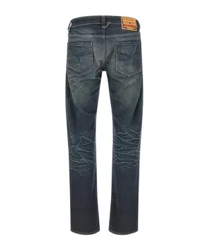 DIESEL® Belt-loop Jeans With Vintage Wash And Distressed Details