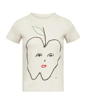 MAISON MARGIELA Apple-print T-shirt - Off-white