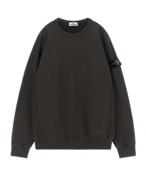 Stone Island Badge Logo' Sweatshirt - Charcoal-grey