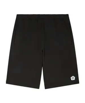 Kenzo Boke Flower 2.0-appliqué Shorts - Black