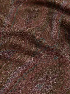 Etro Paisley Printed Frayed-edge Scarf