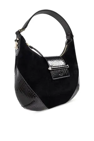 JIMMY CHOO Logo Embossed Small Shoulder Bag