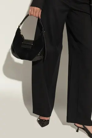 JIMMY CHOO Logo Embossed Small Shoulder Bag