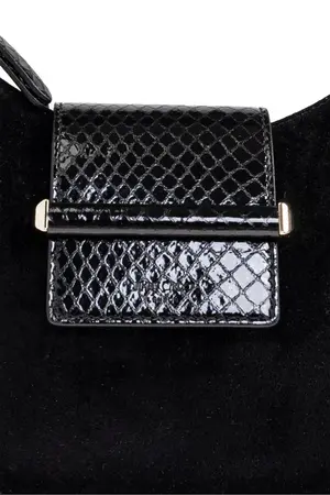 JIMMY CHOO Logo Embossed Small Shoulder Bag