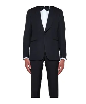LARDINI Metallic-threading Blazer