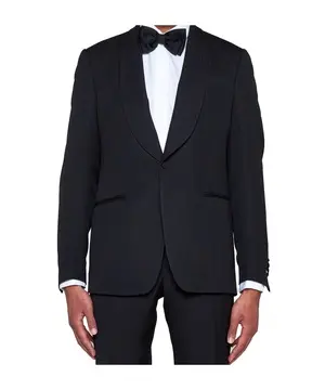 LARDINI Metallic-threading Blazer
