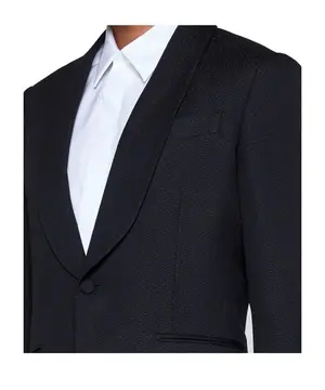 LARDINI Metallic-threading Blazer