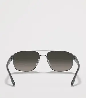 Ray-ban Metal Irregular Rectangle Sunglasses