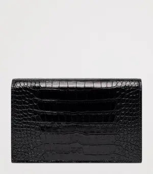 TOM FORD Small Croc-embossed Leather Bag