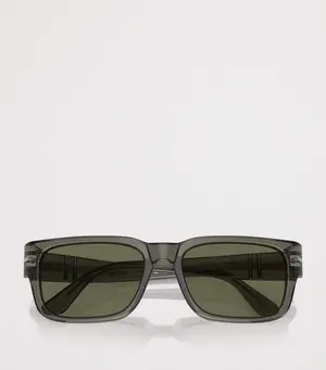 Persol Acetate Rectangle Sunglasses