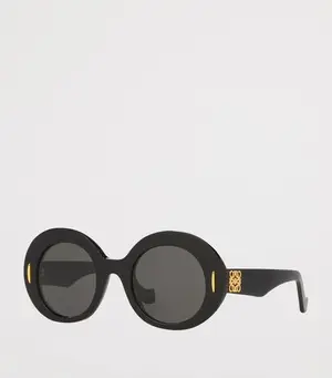 Loewe Anagram Oversized Round Sunglasses