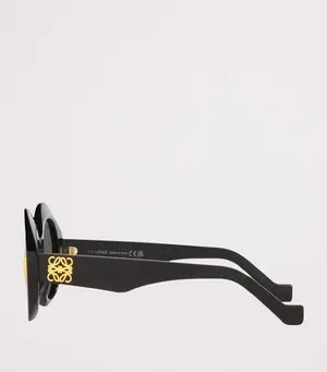 Loewe Anagram Oversized Round Sunglasses