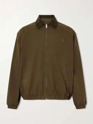 Carhartt Work In Progress Madison Logo-embroidered Cotton-ripstop Jacket - Brown