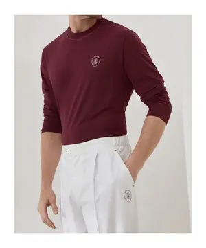Brunello Cucinelli Long-sleeve T-shirt With Embroidered Logo