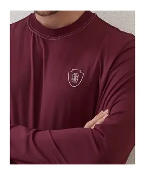 Brunello Cucinelli Long-sleeve T-shirt With Embroidered Logo