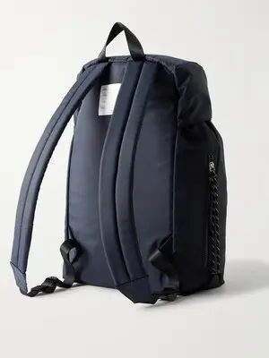 A.p.c. Logo-print Rip-stop Shell Backpack - Blue