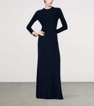 TOM FORD Cashmere-silk-blend Sheer Back Maxi Dress