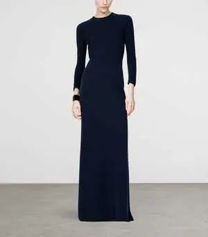 TOM FORD Cashmere-silk-blend Sheer Back Maxi Dress