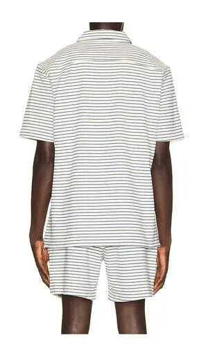 BOUND Stripe Jacquard Shirt In Blue