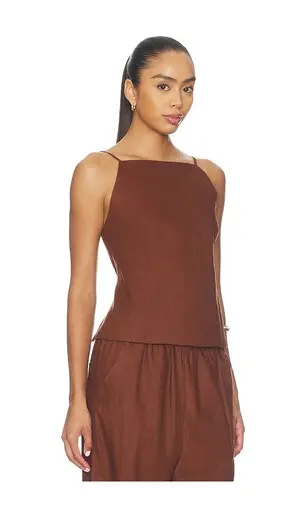A.L.C. Reese Top In Brown