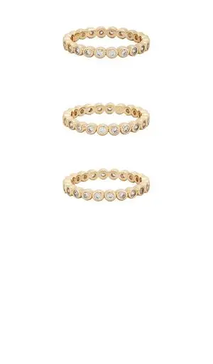 Lili Claspe Mini Reese Stack In Metallic