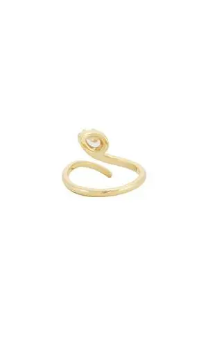 Lili Claspe Ring In Metallic
