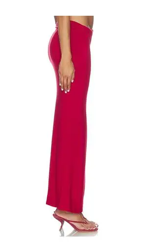 4TH & RECKLESS Sofi Jersey Knit Skirt In Red