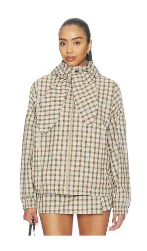 Sandy Liang Eddy Jacket In Brown
