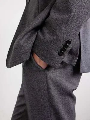 LARDINI Straight-leg Wool Suit Trousers