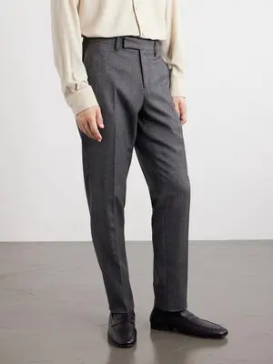 LARDINI Straight-leg Wool Suit Trousers