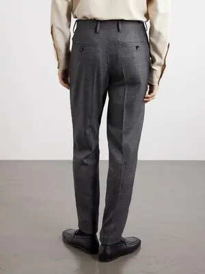 LARDINI Straight-leg Wool Suit Trousers