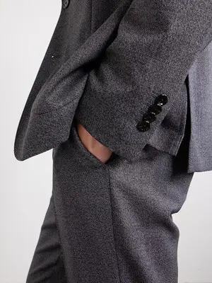 LARDINI Straight-leg Wool Suit Trousers
