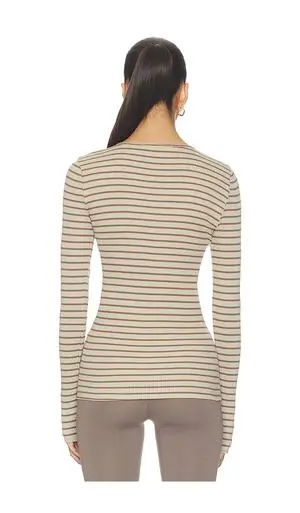 OPERASPORT Claire Seamless Cardigan In Taupe