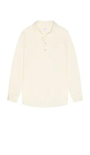 Rag & Bone Popover Shirt In Cream