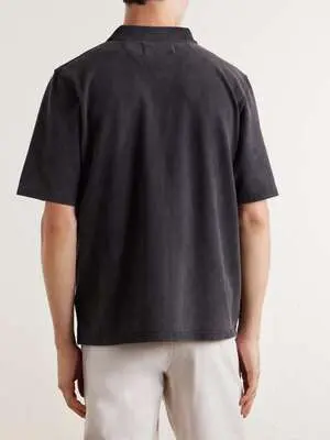 CORRIDOR Garment-dyed Cotton-piqué Polo Shirt