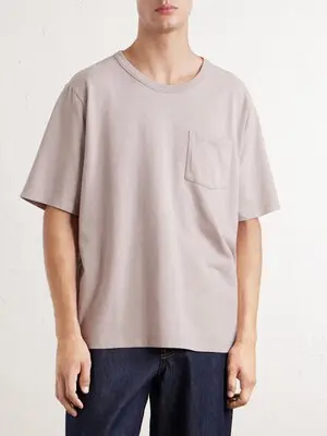 CORRIDOR Garment-dyed Cotton-jersey T-shirt
