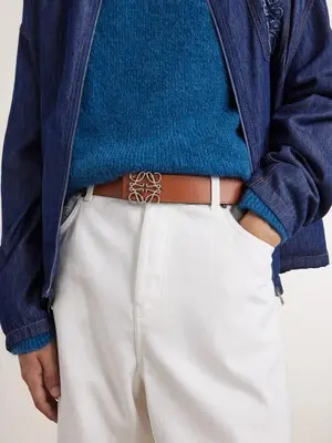 Loewe Anagram Reversible Leather Belt