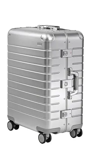 AWAY Aluminum Medium Checked In Metallic