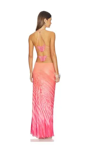 I.AM.GIA Ellery Maxi Dress In Orange,pink - Multi