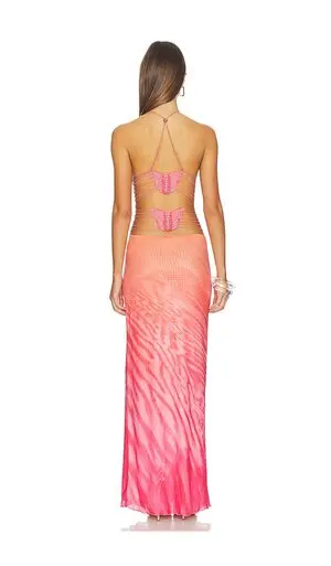 I.AM.GIA Ellery Maxi Dress In Orange,pink
