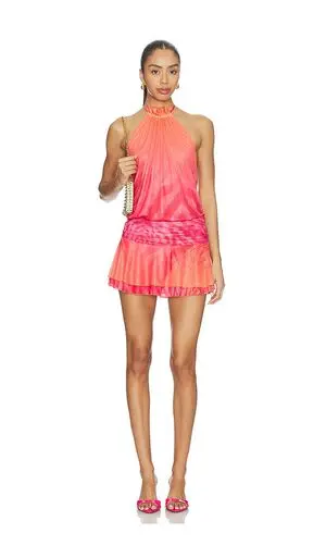 I.AM.GIA Halterneck Mesh Mini Dress