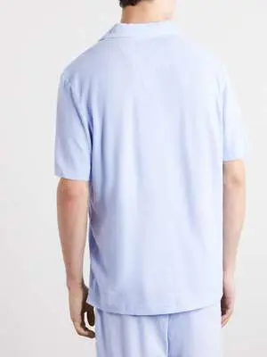 Frescobol Carioca Faustino Terry Cotton Blend Polo Shirts