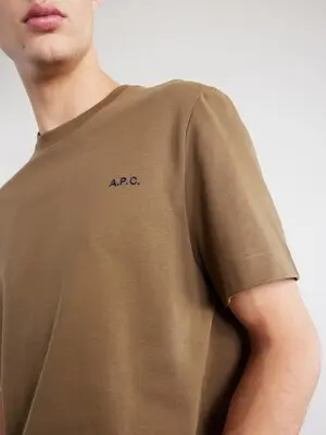 A.p.c. Oliver Logo-embroidered Cotton-jersey T-shirt