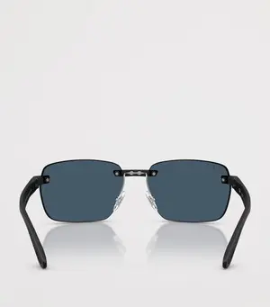 Ray-ban Rectangular Rimless Sunglasses