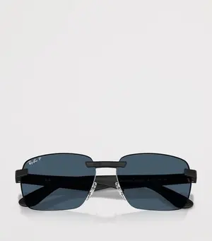 Ray-ban Rectangular Rimless Sunglasses
