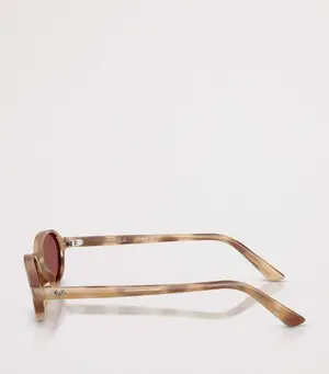 Ray-ban Oval Sunglasses - Brown