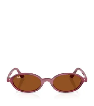 Ray-ban Oval Sunglasses - Purple
