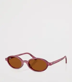 Ray-ban Oval Sunglasses - Purple