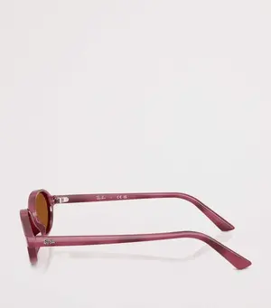 Ray-ban Oval Sunglasses - Purple